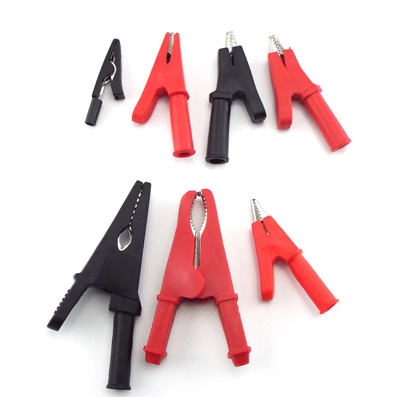 10a 50a Alligator Crocodile Clip Test Lead Probes Battery Adapter ...