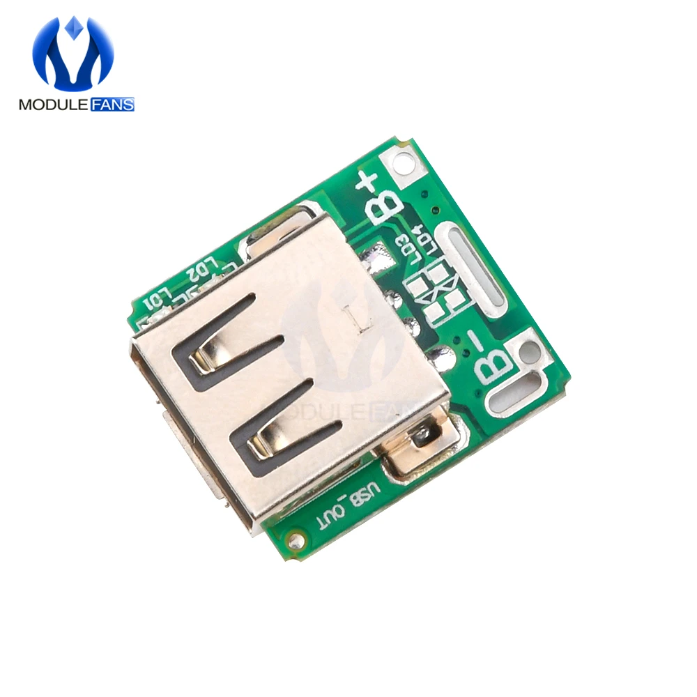 2pcs 5v Step Up Power Supply Module Lithium Battery Charging Protection ...