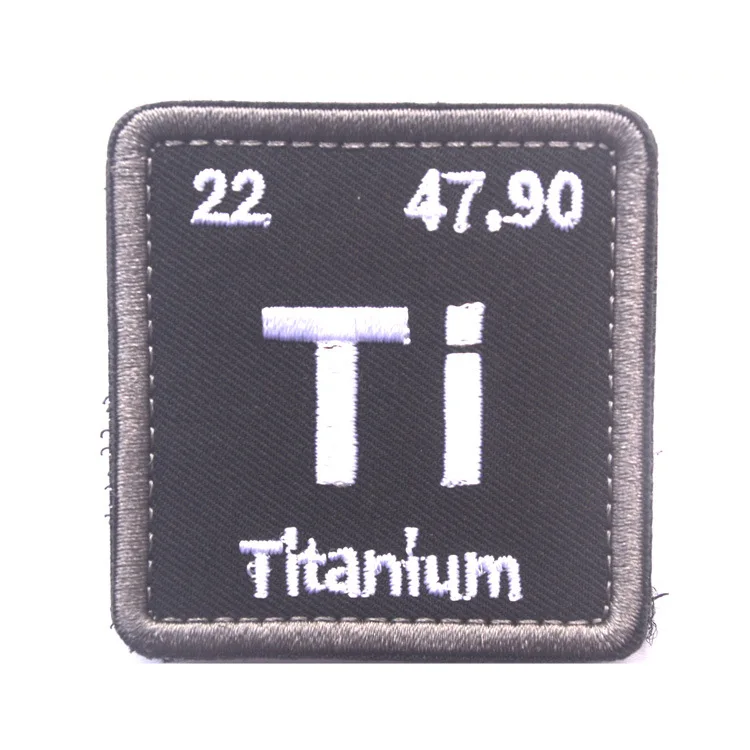 Element Titan Patch militär Atom Periodische Tabelle von Element Ti ...