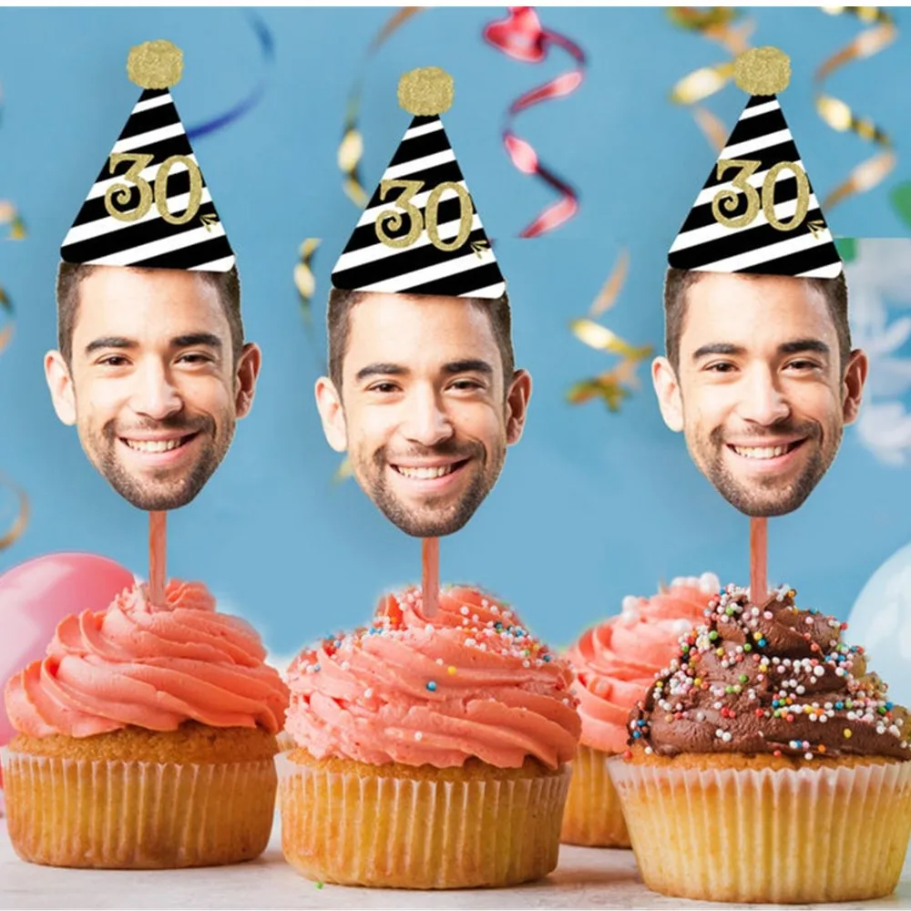 Home & Hobby Craft Supplies & Tools Custom Party Decorations Cupcake ...