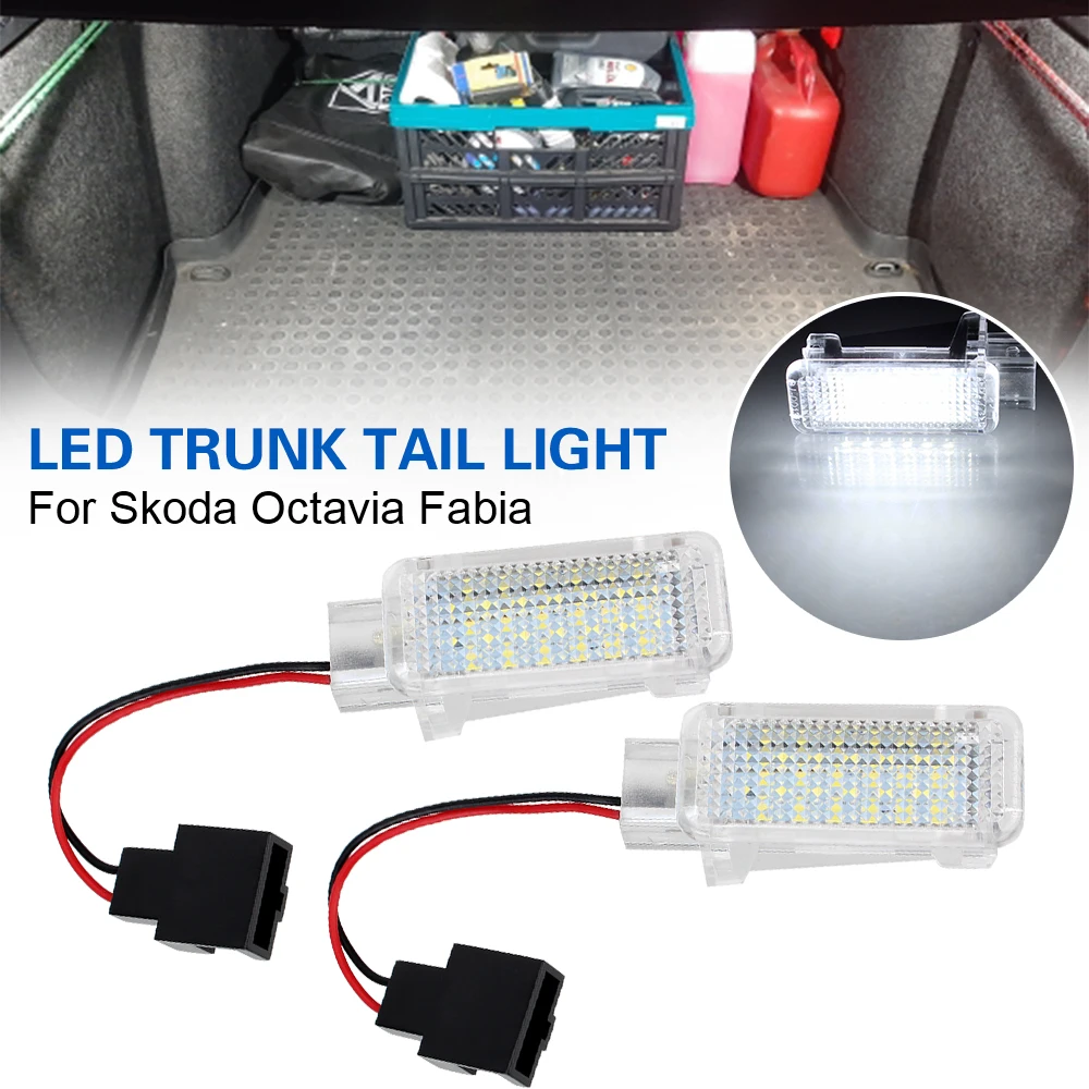 12V-Trunk-Boot-Light-For-Skoda-Kodiaq-Octavia-Mk2-MK3-2-3-Fabia-MK1-Car ...