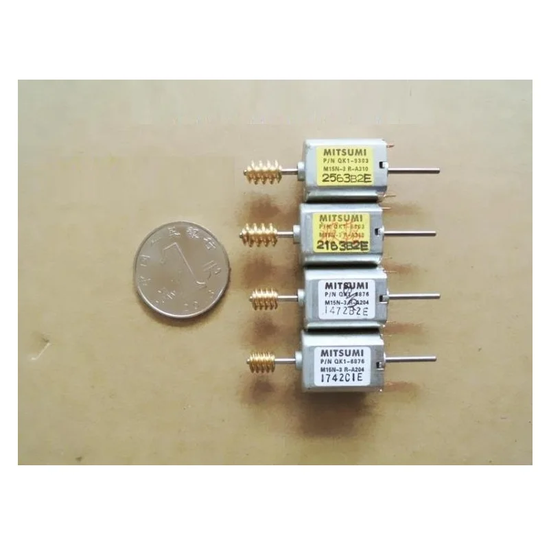 6pcs Mitsumi Qk1 Series 12-24v Micro Dc Motor With Copper Worm And ...