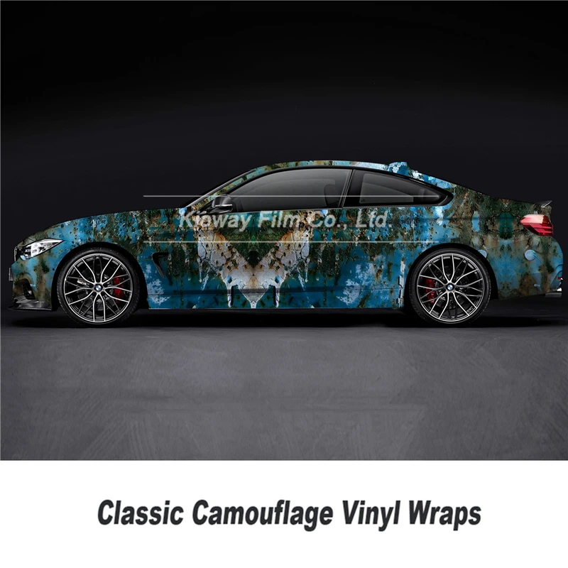 classic Rusty Vinyl Car Wrap Self Adhesive Styling Rust Sticker Decal ...