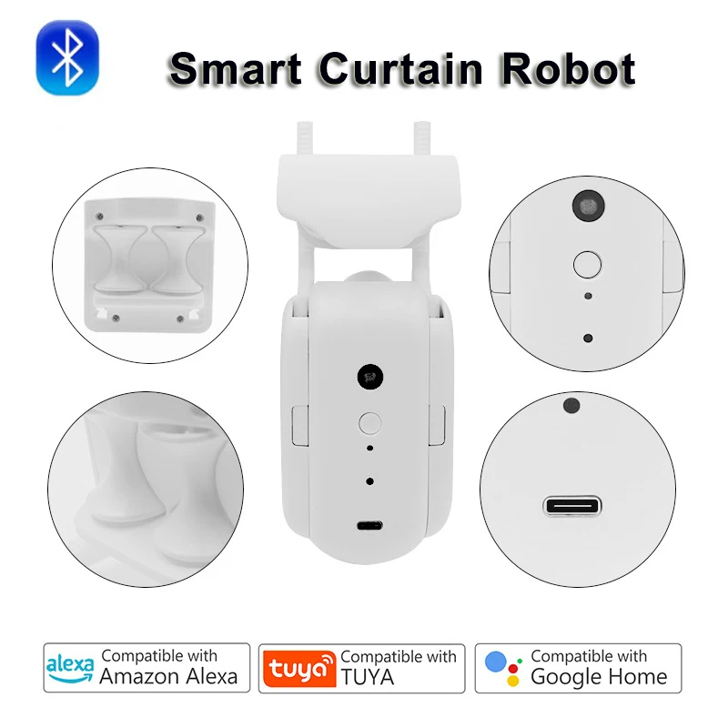 Tuya Smart Curtain Switch Robot Arms Electric Motor Bluetooth Automatic ...