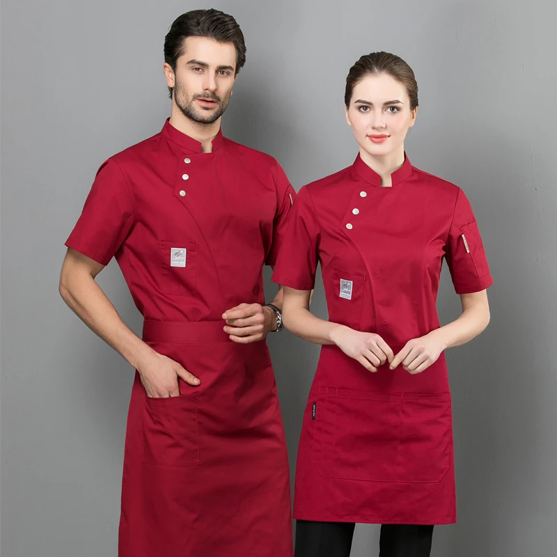 Uniforme de Chef para hombre y mujer, ropa de trabajo para restaurante ...