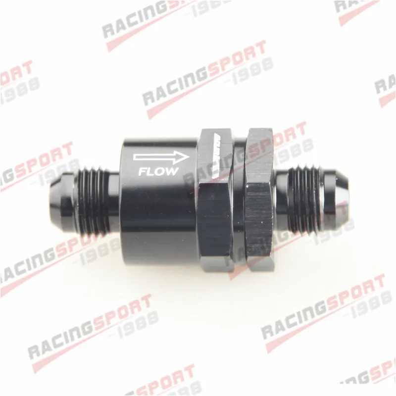 AN6 -6AN Aluminium Non Return One Way Check Valve Fuel EFI Fitting ...