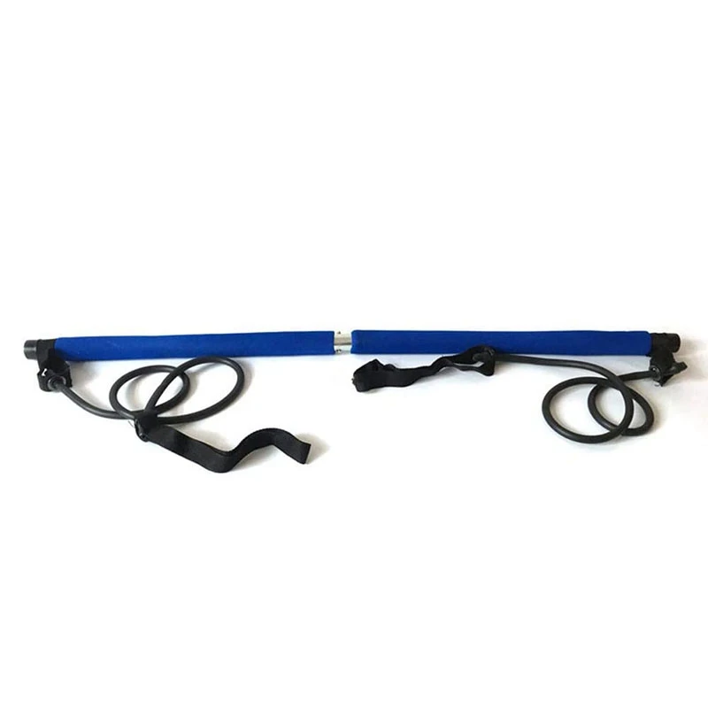 HOT 2Pcs Portable Fitness Pilates Bar Yoga Tension Bar for Chest ...