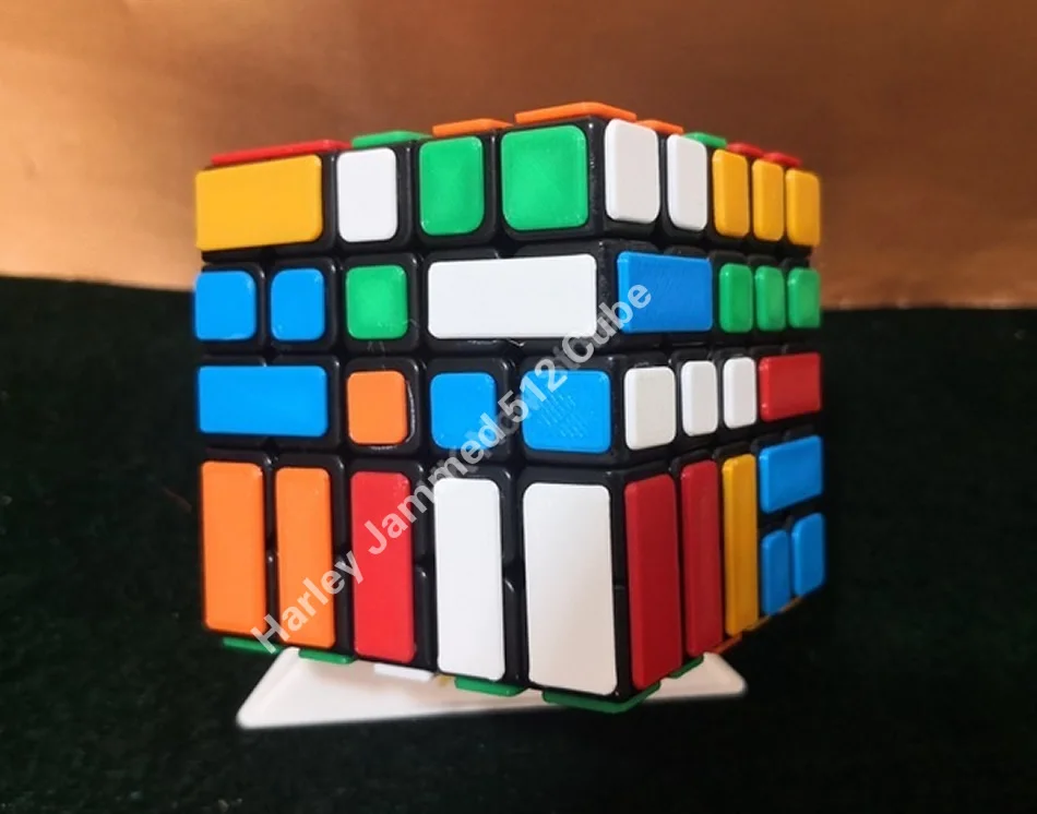 CASSE-TETE,white base--CUBE magique de Bandage 5x5x5, 512 Cube, Neo ...