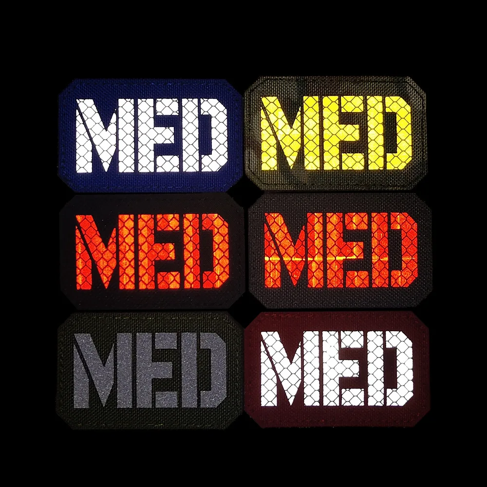 MEDIC-MED-Patch-IR-Reflective-Tactical-Military-Patches-Medical-MED-EMT ...