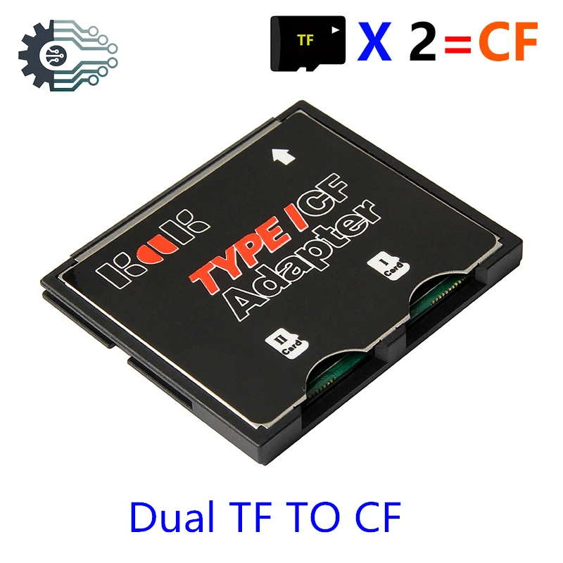 The-original-dual-TF-to-CF-2pcs-micro-SD-to-CF-card-sleeve-supports ...