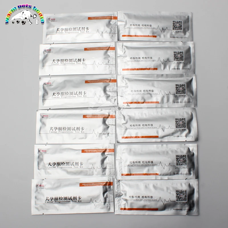 100pcs Canine Progesterone Test Kit Dog Progesterone Test Card Dog ...