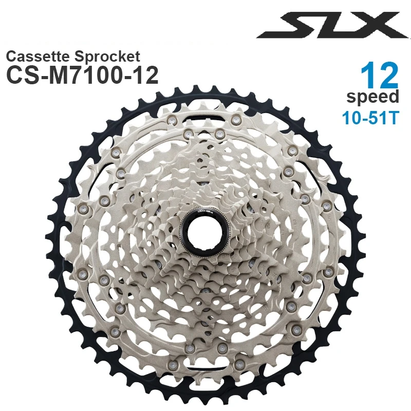 Shimano SLX M7100 12v MTB Cassette SprocketCS-M7100-12 12-Speed 10-45T ...