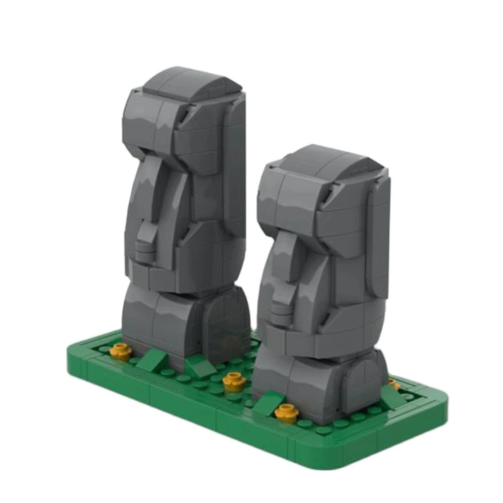 Diorama Of Easter Island