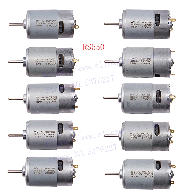 RS550-6V-12V-Electric-Motor-Drive-Engine-Accessory-Kids-RC-Car-Children ...