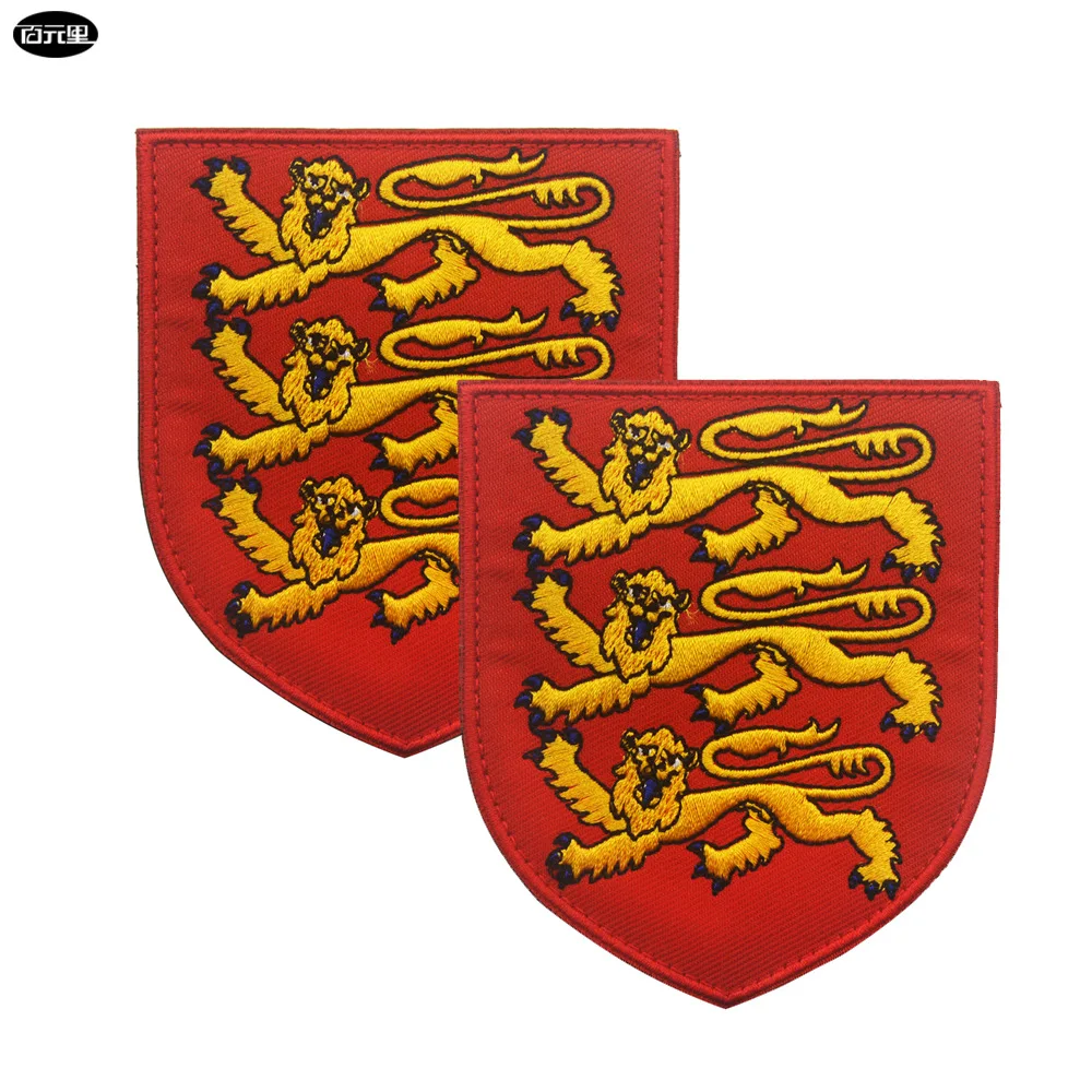 England-Royal-Coat-of-Arms-Patch-British-Lion-Shield-Embroidered ...