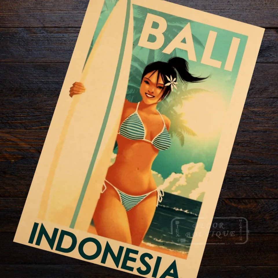 Retro Vintage Surfing Posters Liste Gratuit