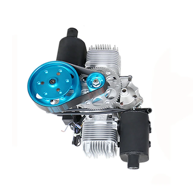 DLE 120CC Motor Doble UAV Con Sistema Generador De Potencia, 52% OFF