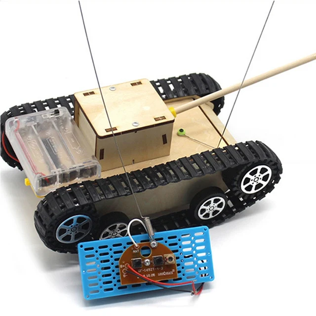 Smart DIY RC Robot Tank STEAM Electric Control Educational Kit Robot ...