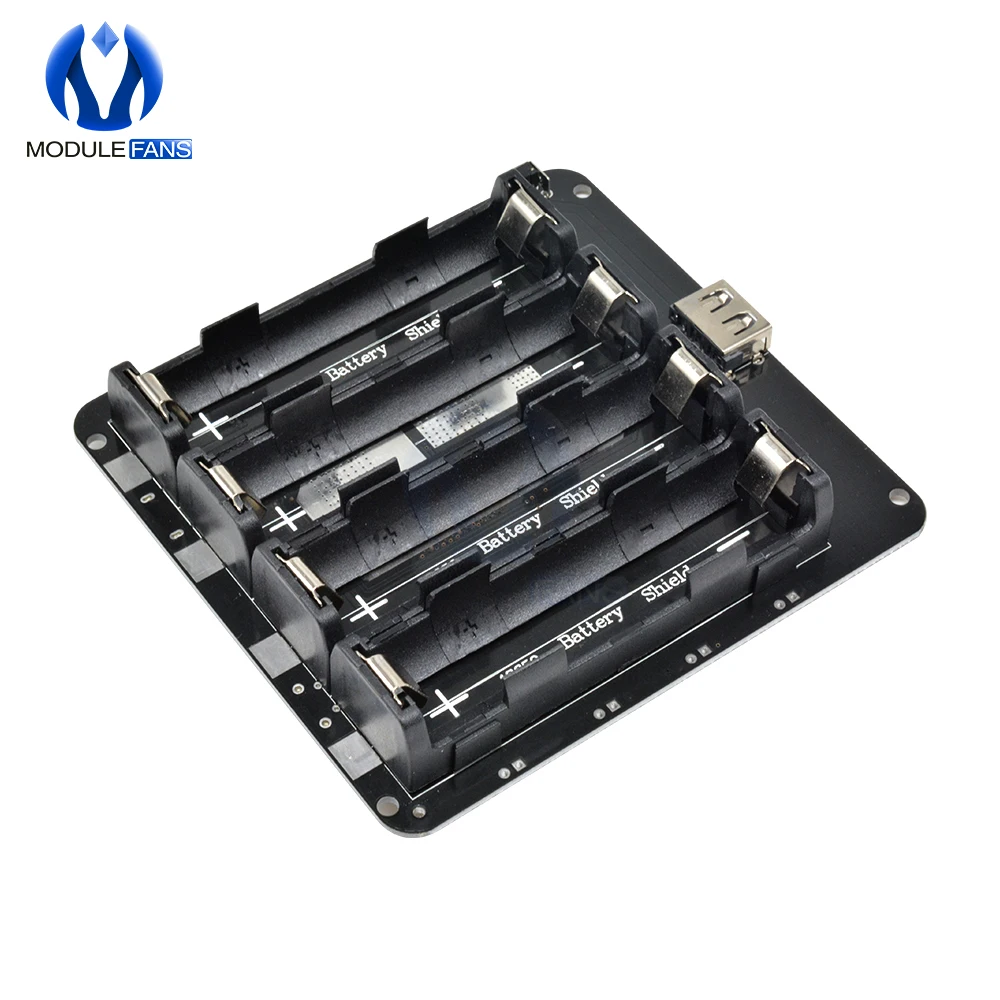 Dual/Four 18650 Lithium Battery Shield V8/V9 Mobile Power Expansion ...