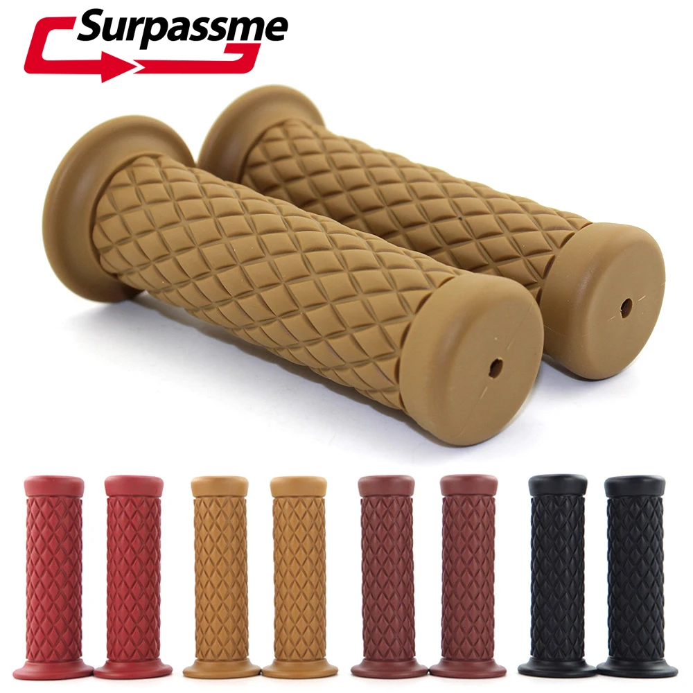 Universal-Motorcycle-Grips-Non-Slip-Rubber-Handle-Bar-End-Grip-7-8-22mm ...