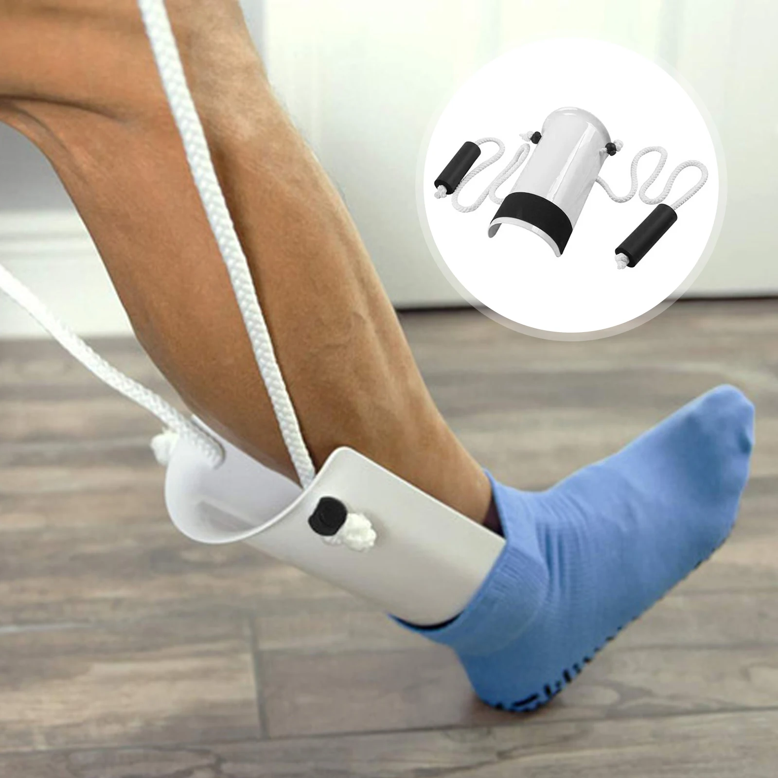 Flexible Sock Stocking Aid. Easy On Off Pulling Assist Device Put On ...