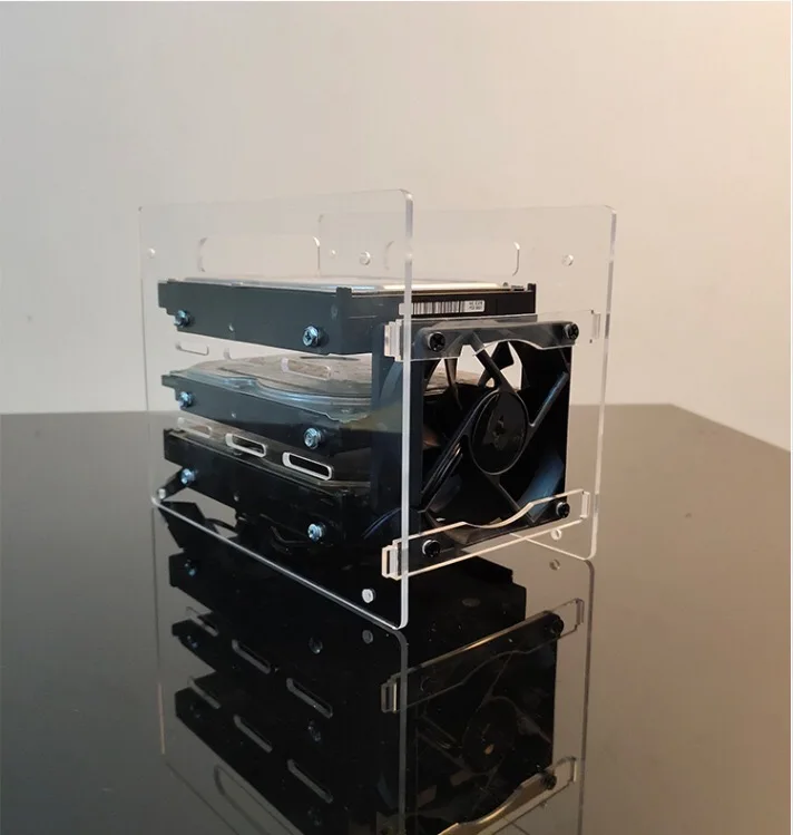 DIY 3.5inch hard drive bracket hdd acrylic bracket Hard disk shelf ...