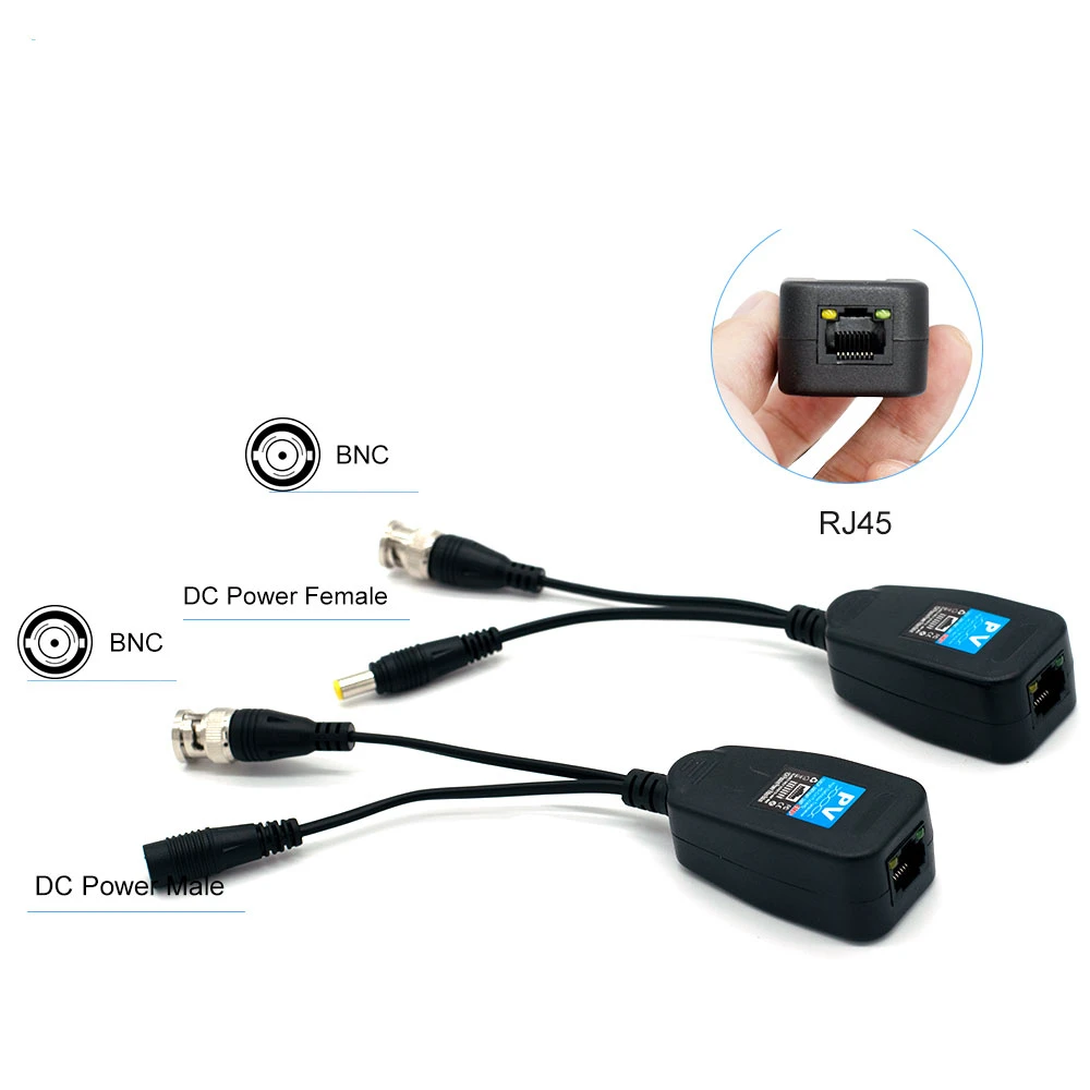 Bnc To Rj45 Balun With Power Connector Good Quality | www.pinnaxis.com