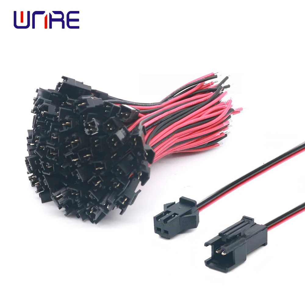 Conector-de-cable-macho-y-hembra-JST-SM-de-15cm-de-largo-2-pines-100 ...