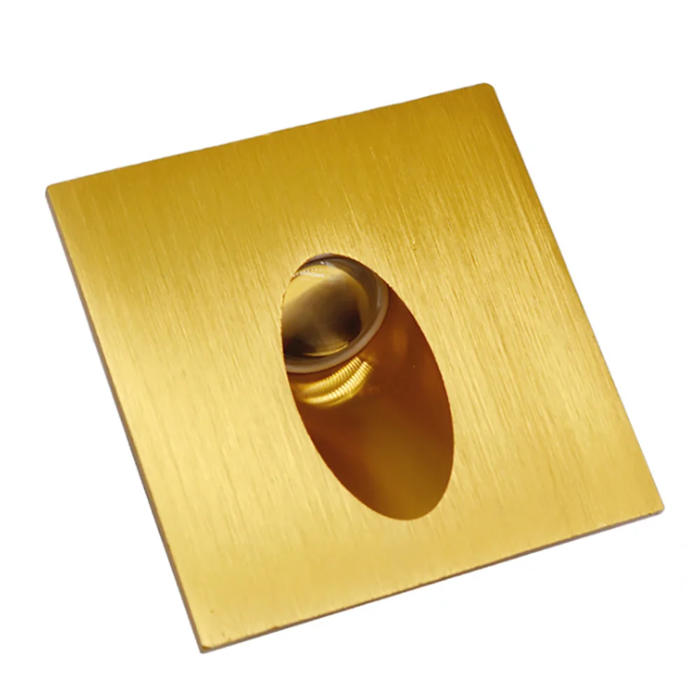 Round wall light Aluminum LED Square Stair Light 1W 3W Gold step light ...