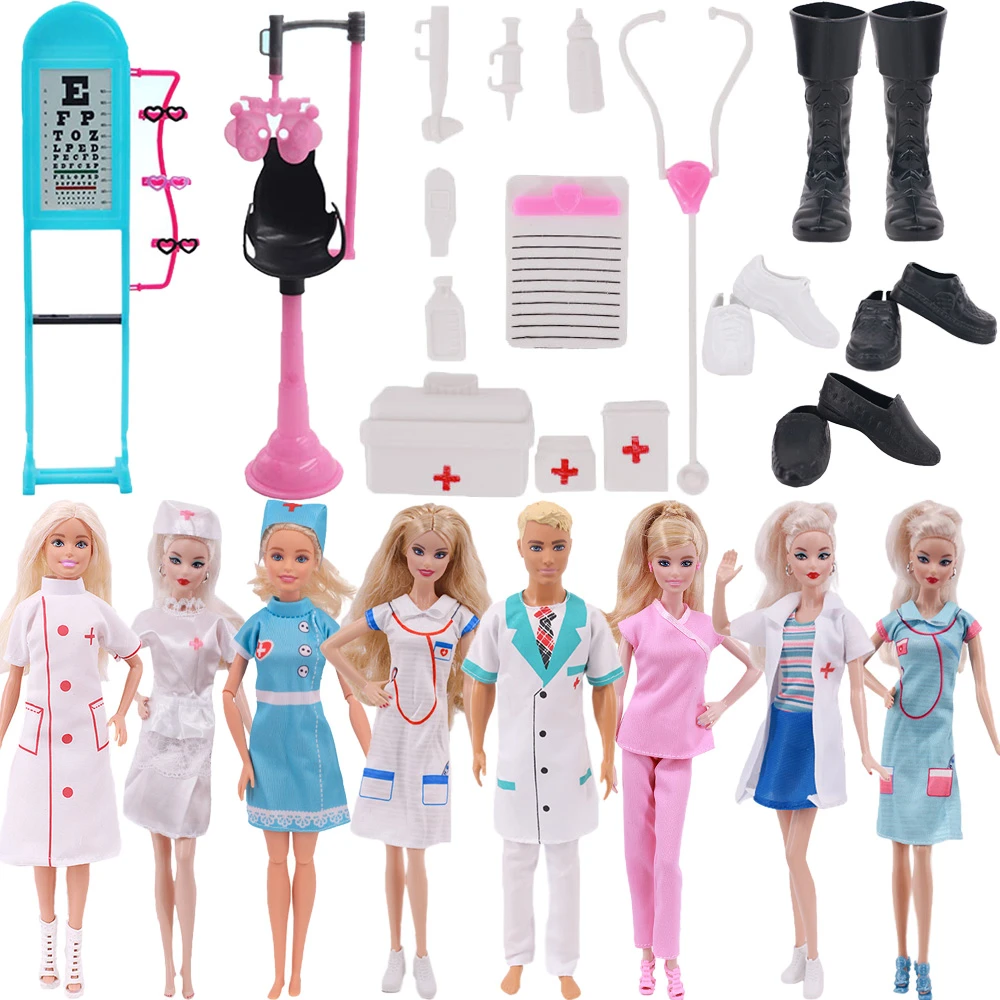 Mini Medical Tool Simulation Scene Doctor Coat And Nurse Suit For ...