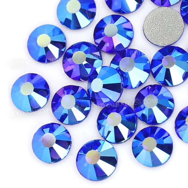 Sapphire Ab Non Hot Fix Rhinestones Nail Glass Accessoires All For Diy ...