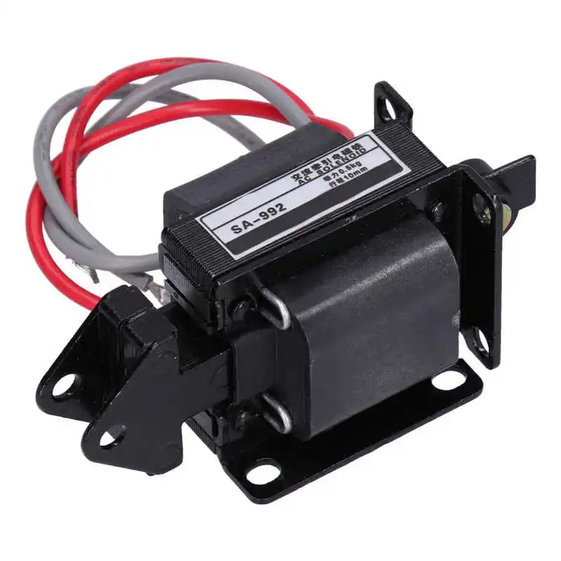 AC-220V-Push-Pull-Electromagnet-Traction-Solenoid-0-5KG-Suction-10mm ...