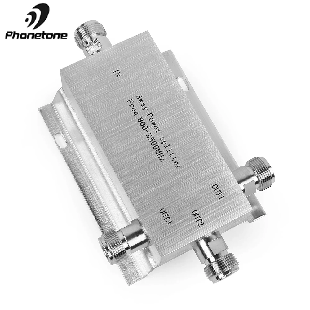 3 Way Power Splitter 380 2500mhz Low Loss Microstrip Power Divider For