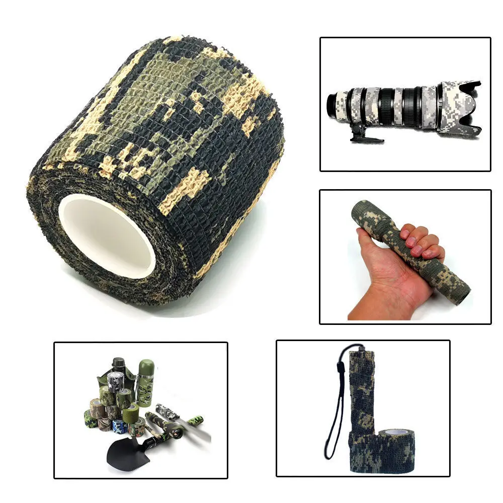 4-5m-Tactical-Cover-Tape-Army-Hunting-Shooting-Gear-Tool-Camouflage ...