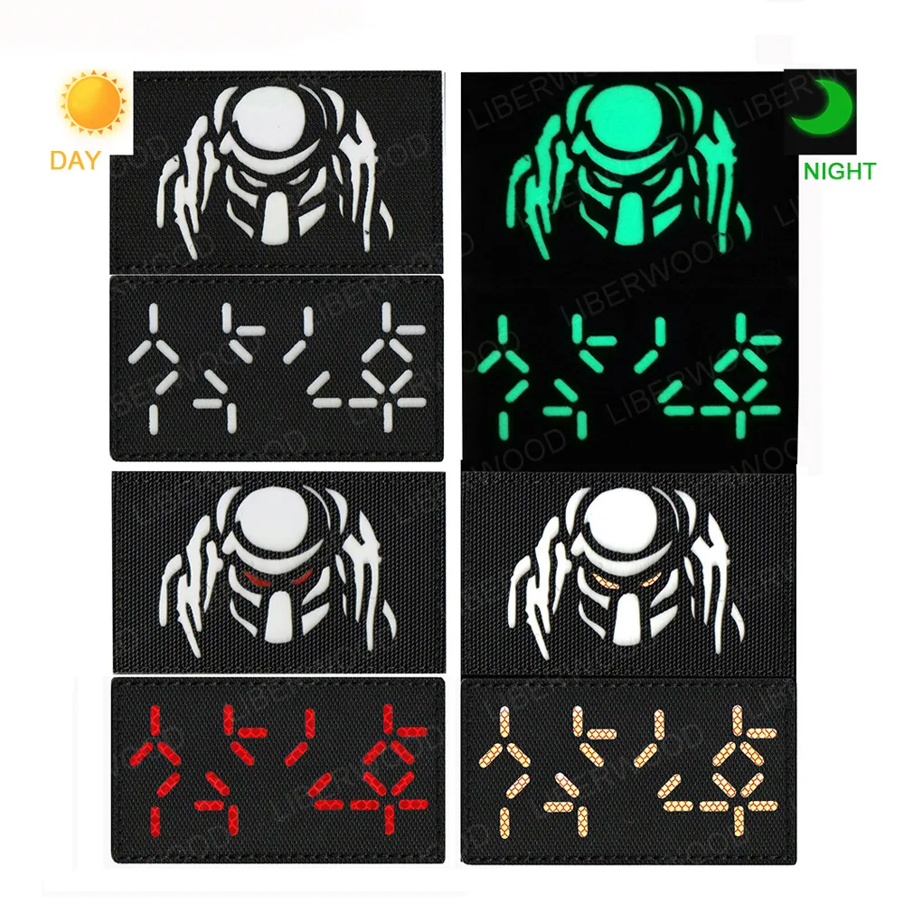Glow-Dark-Reflective-IR-Patch-Predator-Bomb-Countdown-Military-Applique ...