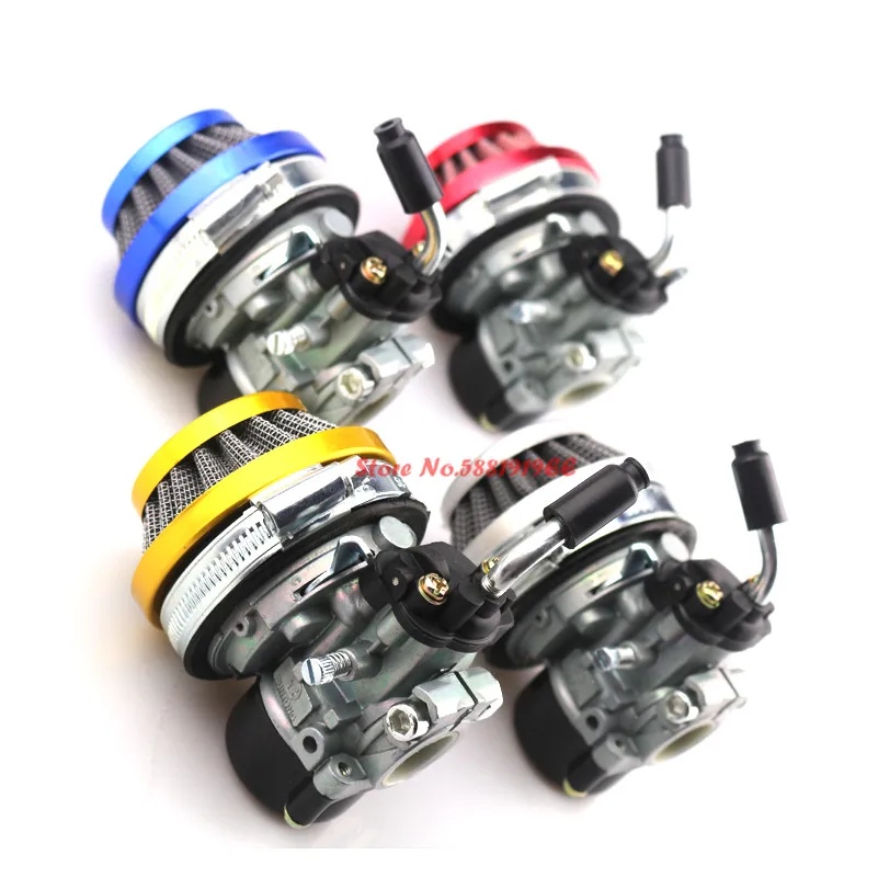 Pocket-Bike-47cc-49cc-engine-carb-carburetor-with-Pod-Air-Filter-2 ...