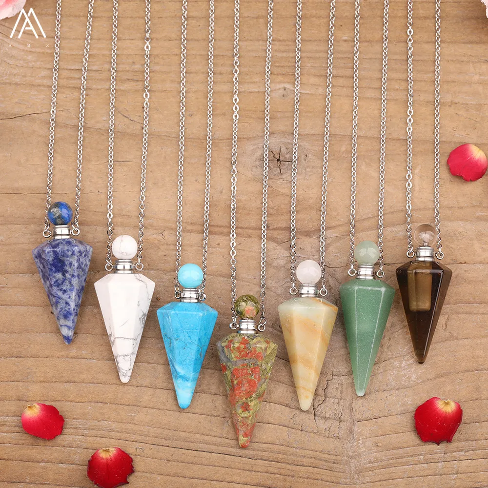 Perfume Diffuser | Pendulum Chains | Bottle Pendant | Necklace ...