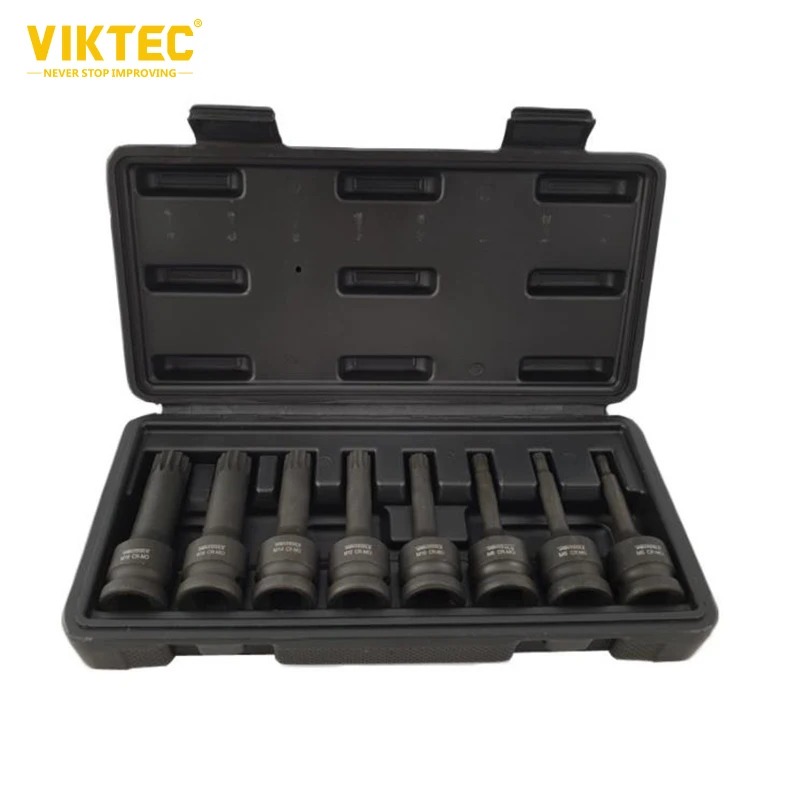 VT13101B-8pcs-1-2-Spline-Impact-Socket-Bit-Set-Air-Impact-Triple-Square ...