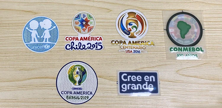 2015 2016 2019 2021 soccer patch set Iron-on Authentic Patches ...