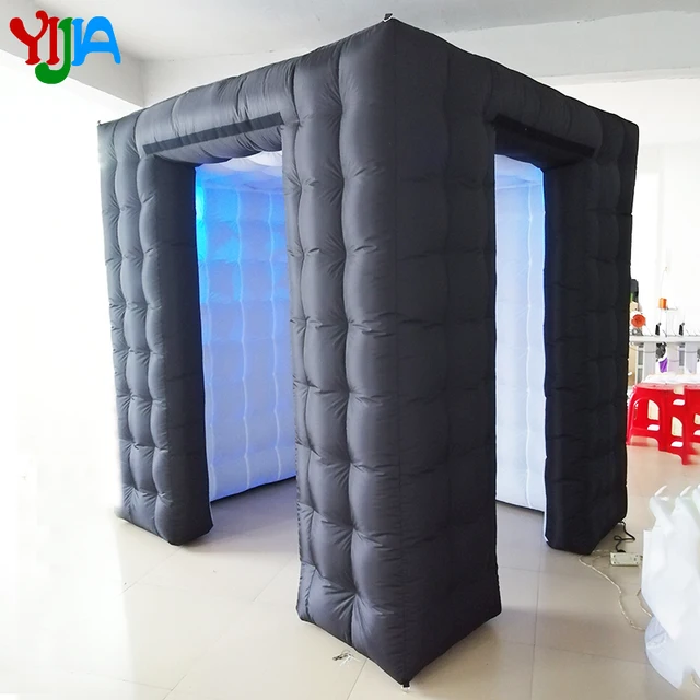 New hot white or Black photo booth rentals inflatable led photo booth ...