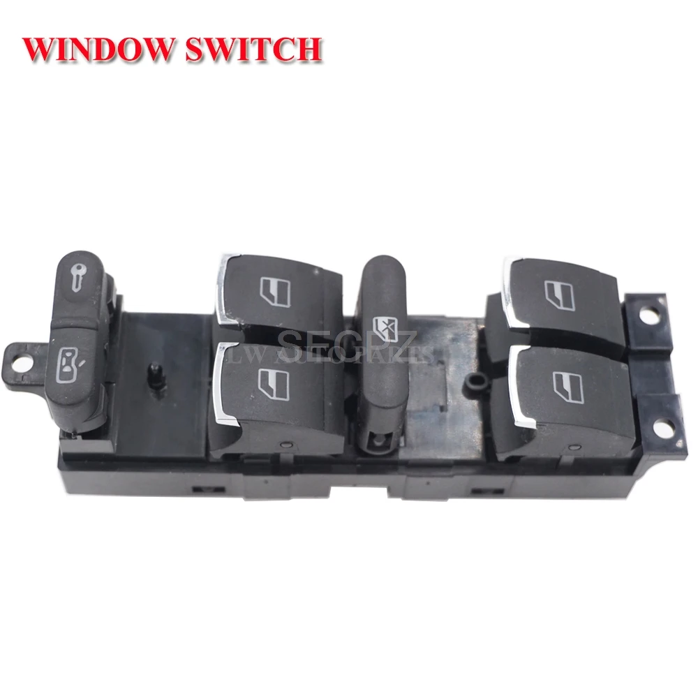Chrome Master Window Controller Switch For VW Jetta Golf GTI MK4 Passat ...