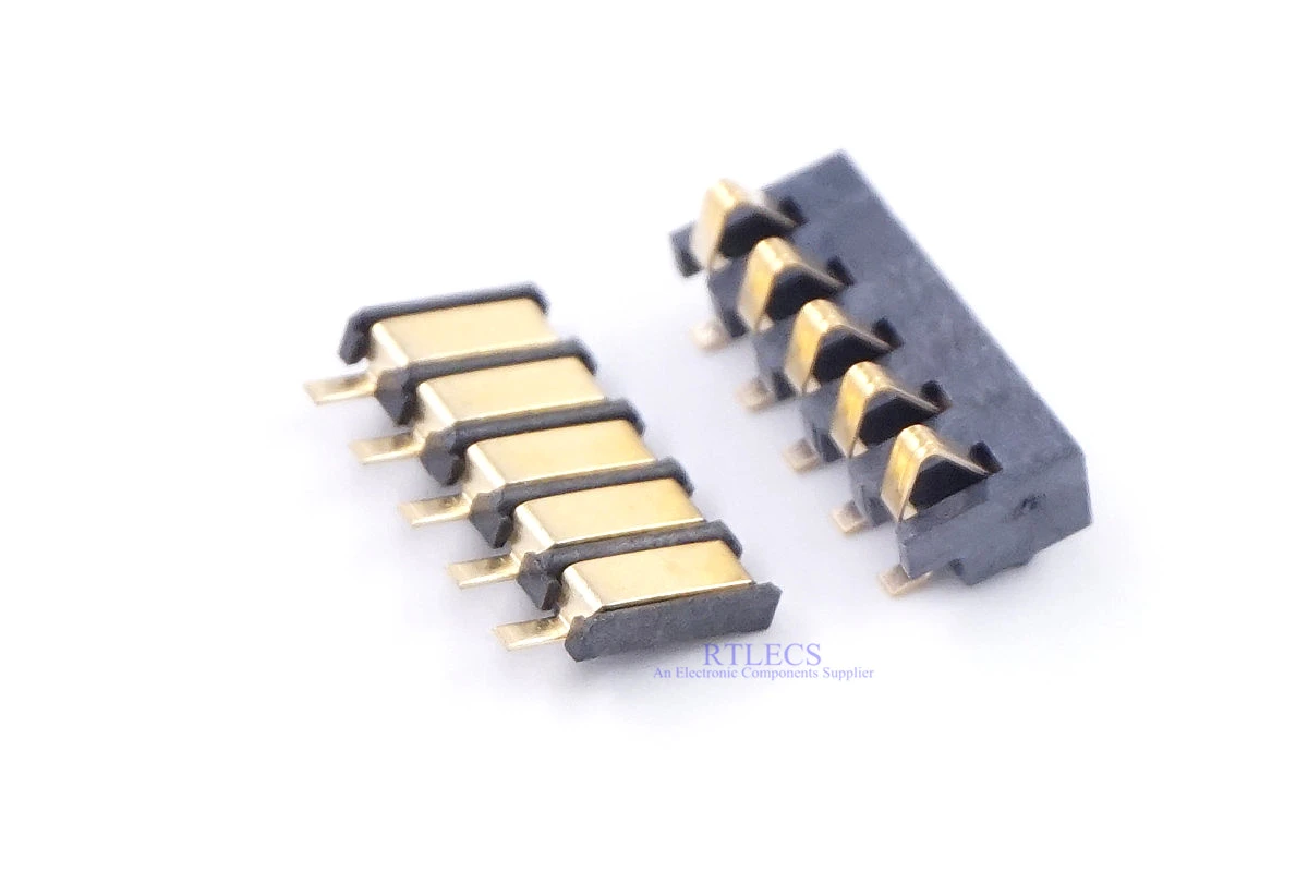 5pcs Spring Compression Contact 2.5 mm Pitch 5 Pin Female Male ...