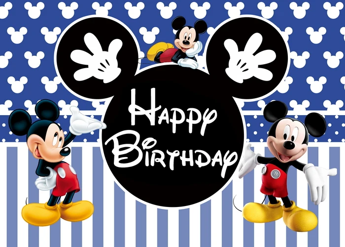 Happy Birthday Mickey And Minnie Mouse