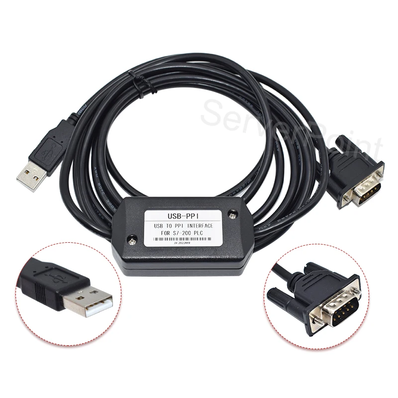 Well Tested USB PPI PLC Programming Cable PC USB to RS485 Adapter For ...