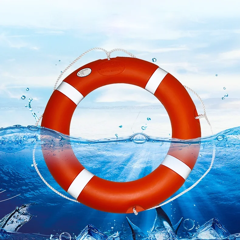 Life Preserver Ring In Water