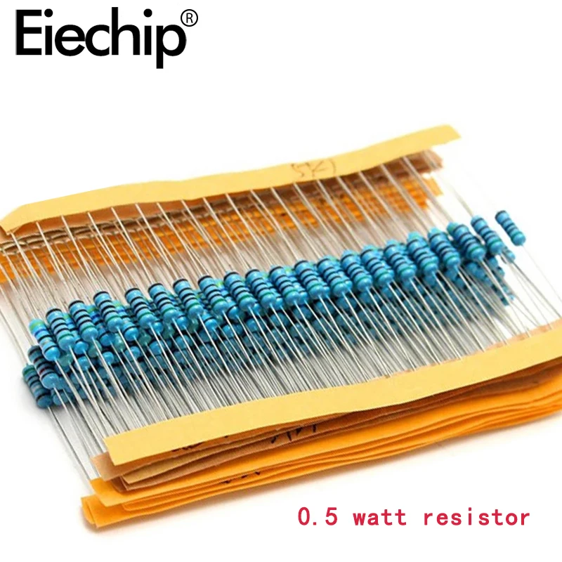 0-5-watt-resistor-Metal-film-resistance-kit-1-2W-1-DIY-electronic-set ...