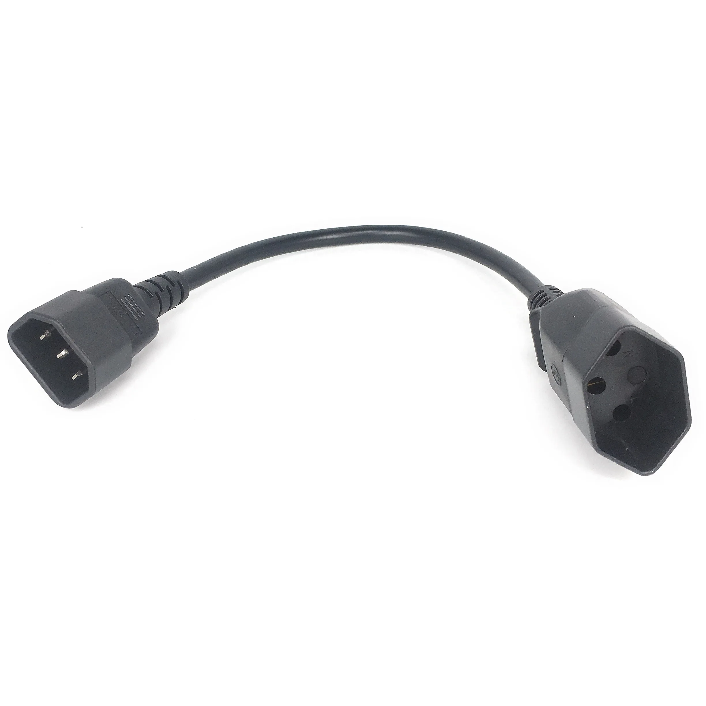 Switzerland Outlet Socket Power Cord , Iec 320 C14 Male To Swiss ...