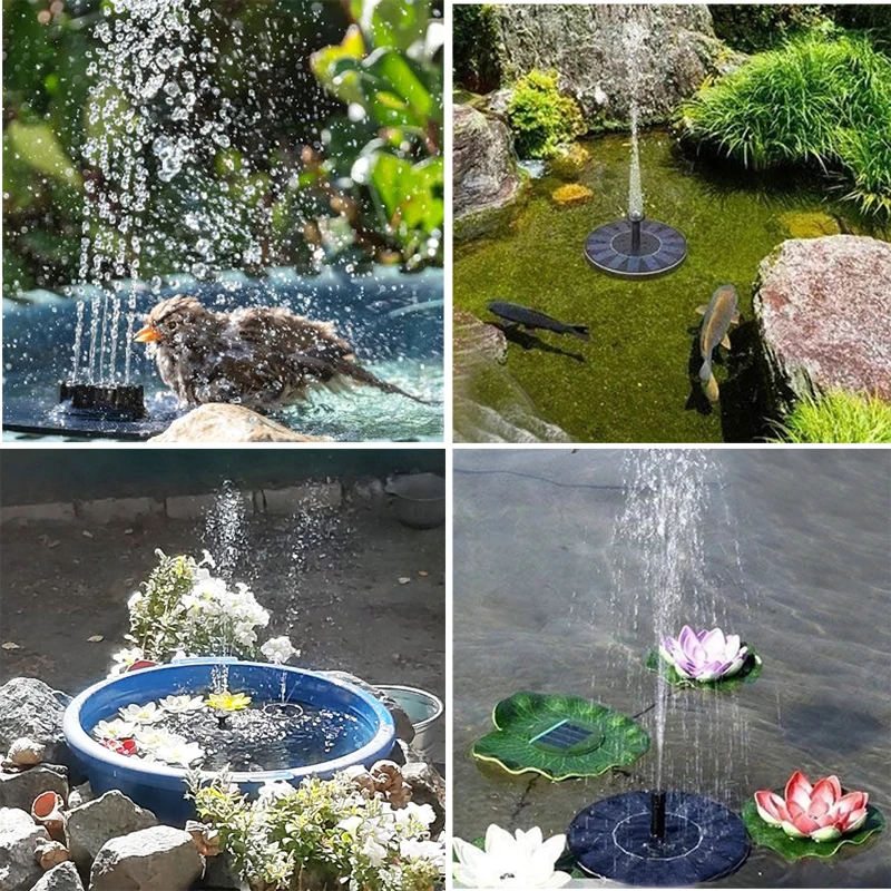 Small Solar Powered Fountains