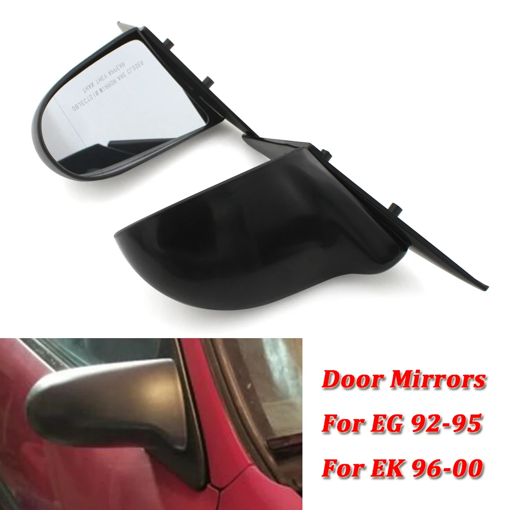 Fit For Honda Civic EG EK 4Doors Spoon Exterior Door Rear View Mirrors ...