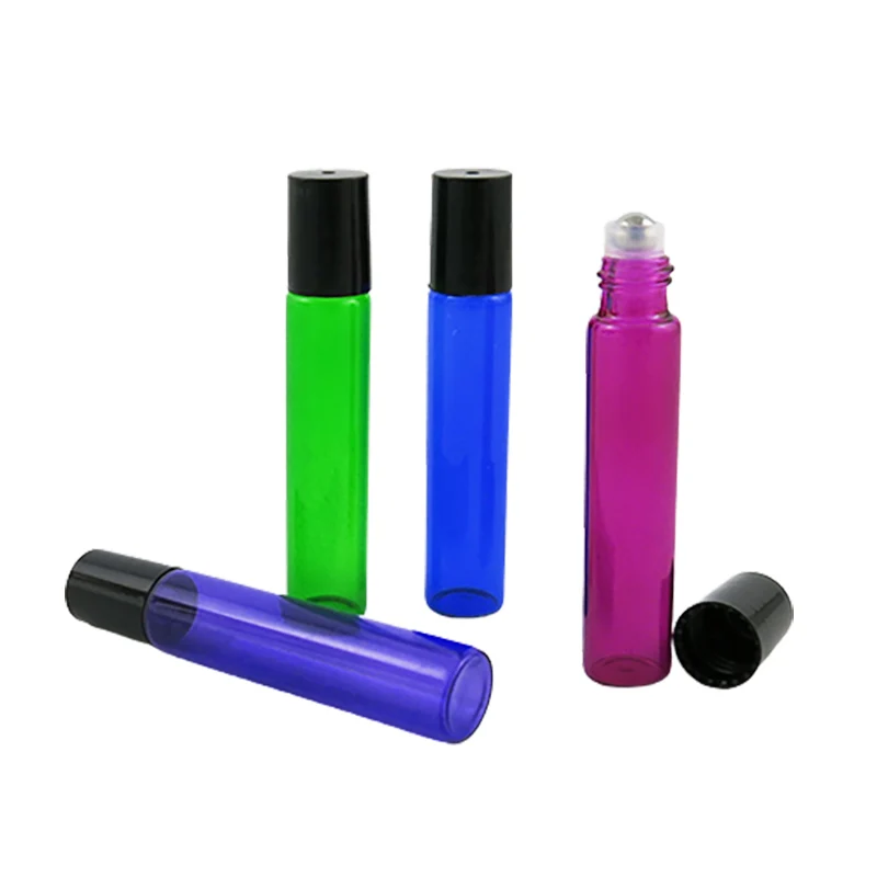 500 X 10ml Small Roll On Roller Bottles For Essential Oils 10cc Roll-on ...